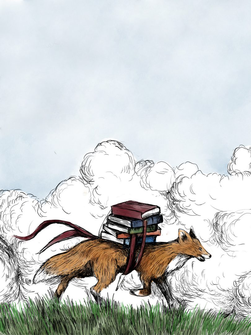 Immortal fox - Sara Vidmajer - Illustration porfolio